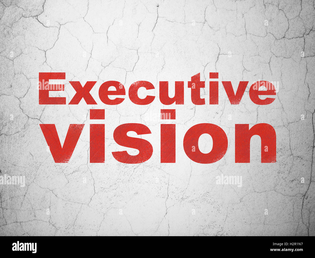 Finance concept: Executive Vision on wall background Stock Photo - Alamy