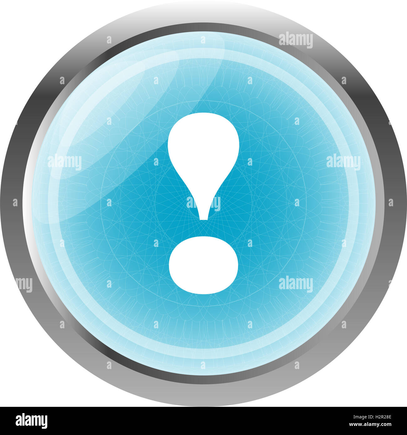 button exclamation mark symbol attention sign Stock Photo - Alamy