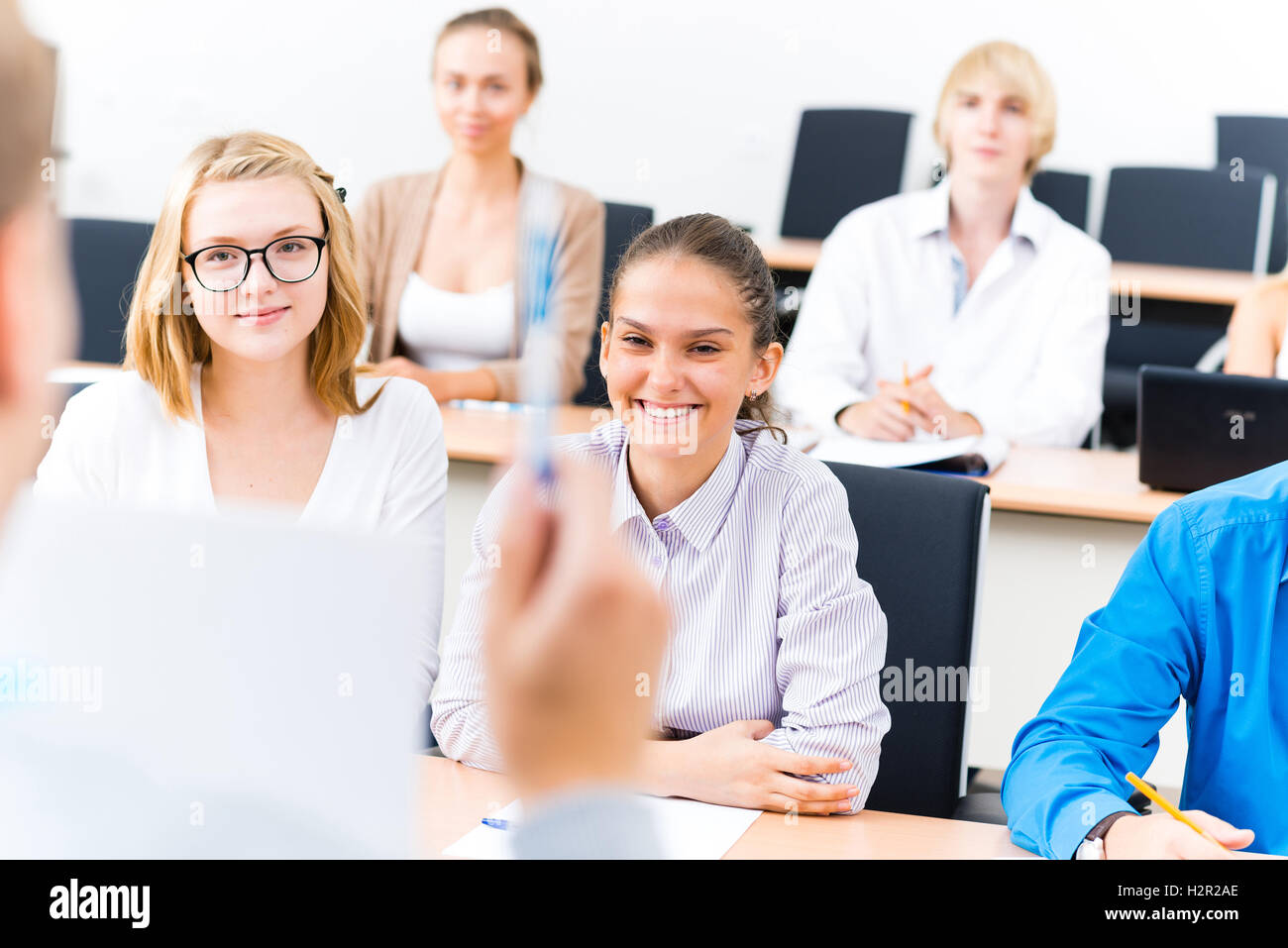 students at the University of Stock Photo - Alamy