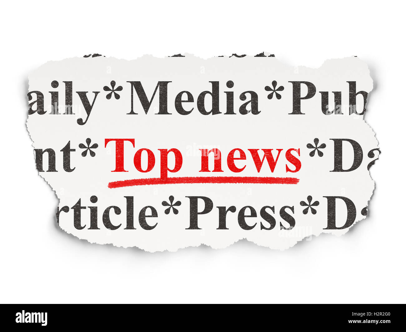 News concept: Top News on Paper background Stock Photo - Alamy