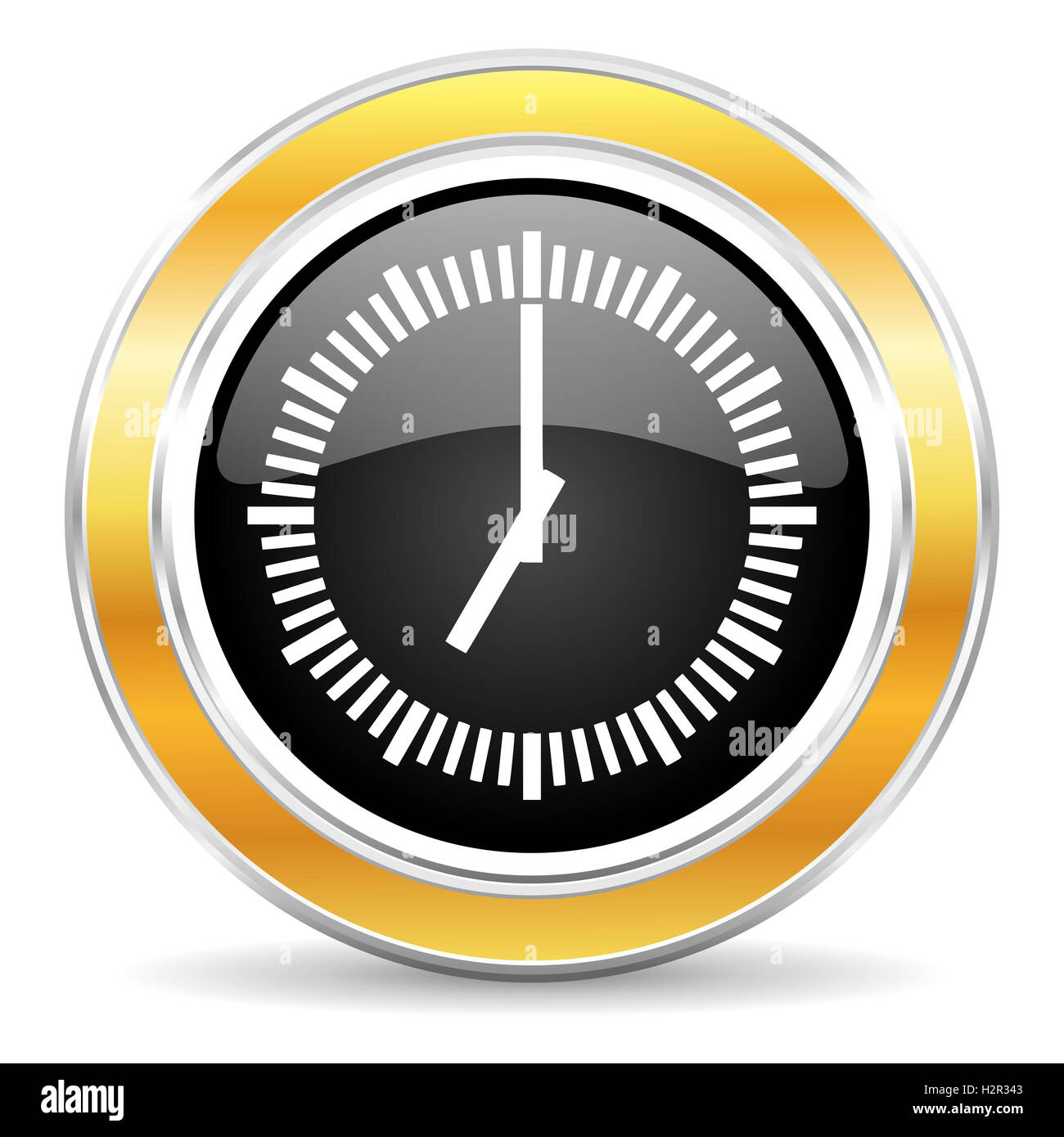 Time icon hi-res stock photography and images - Alamy