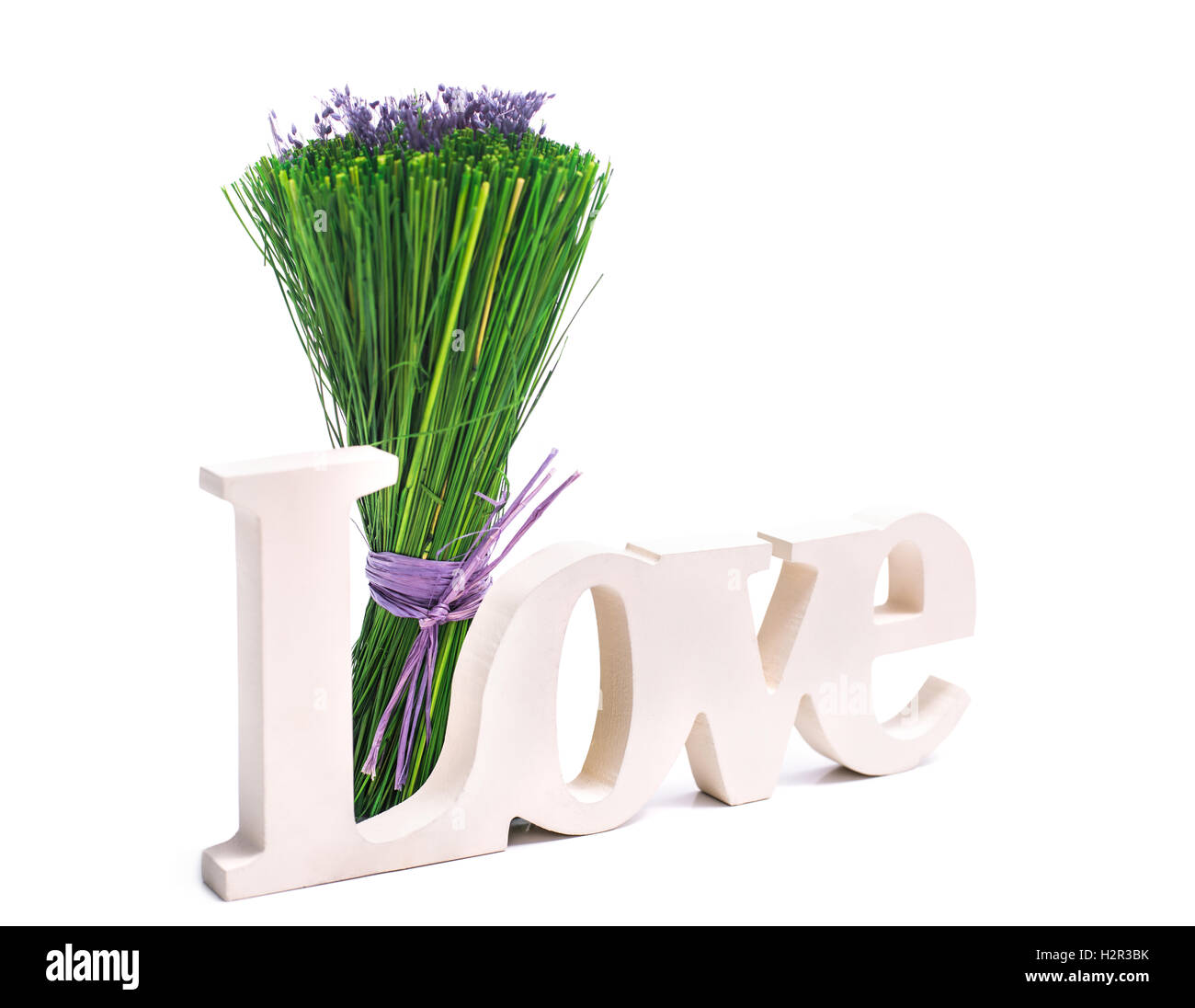 Sign of love with a bunch Stock Photo - Alamy