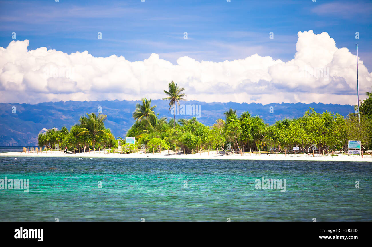 Beautiful tropical desert island Stock Photo - Alamy