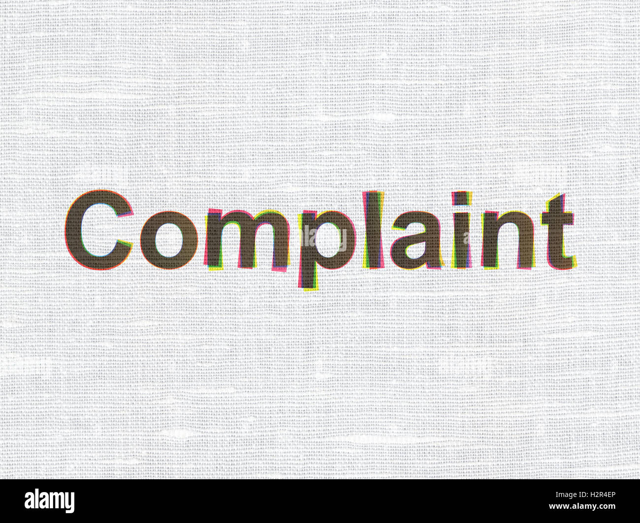 Law concept: Complaint on fabric texture background Stock Photo - Alamy