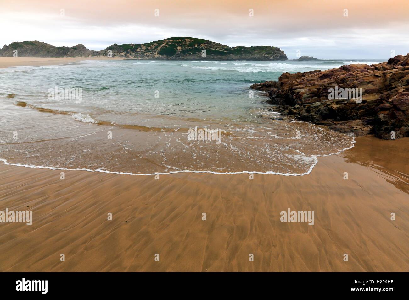 Beautiful Secluded Beach Stock Photo - Alamy