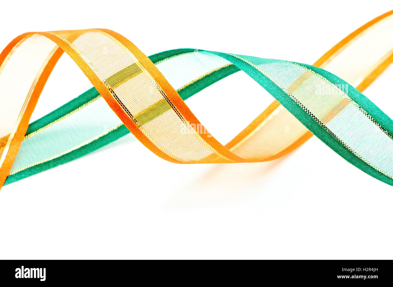 Orange yellow ribbon hi-res stock photography and images - Alamy