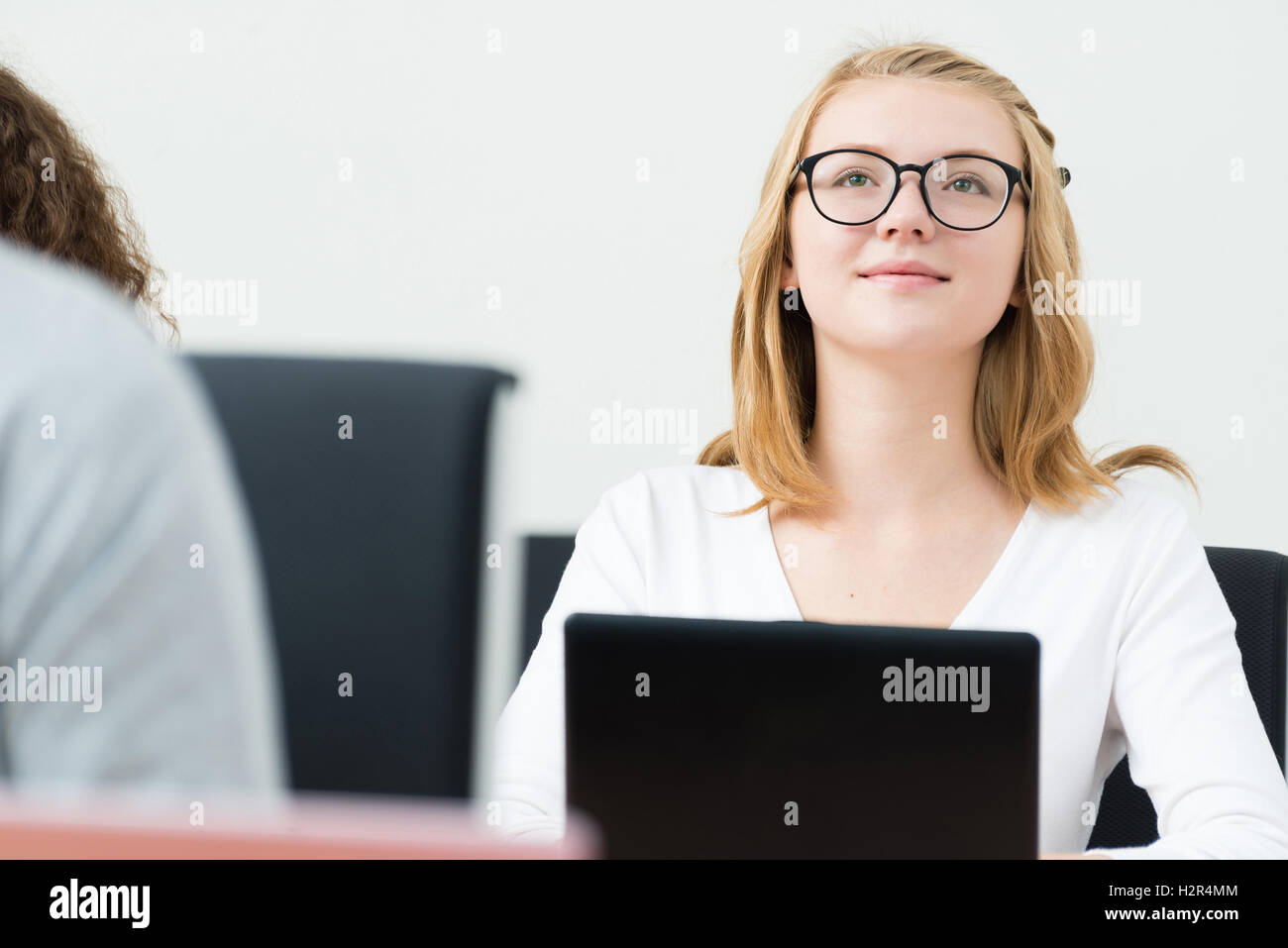student in the classroom Stock Photo - Alamy