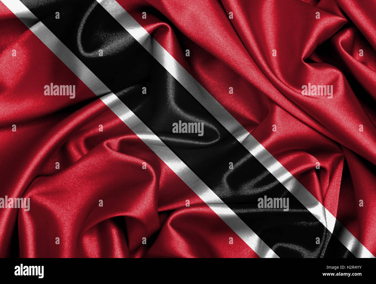 Satin flag, three dimensional render Stock Photo - Alamy