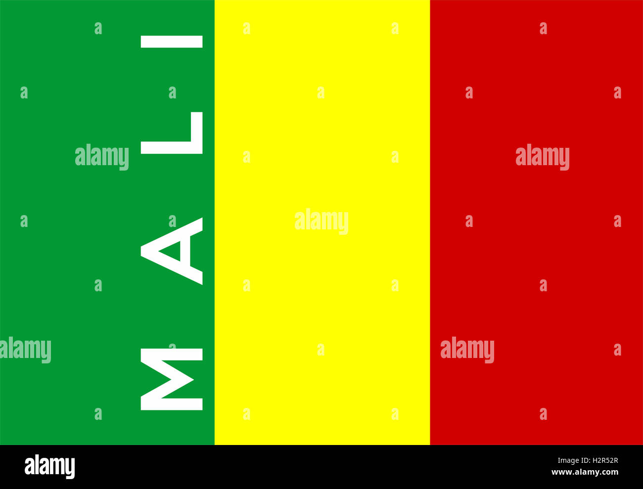 flag of mali Stock Photo - Alamy