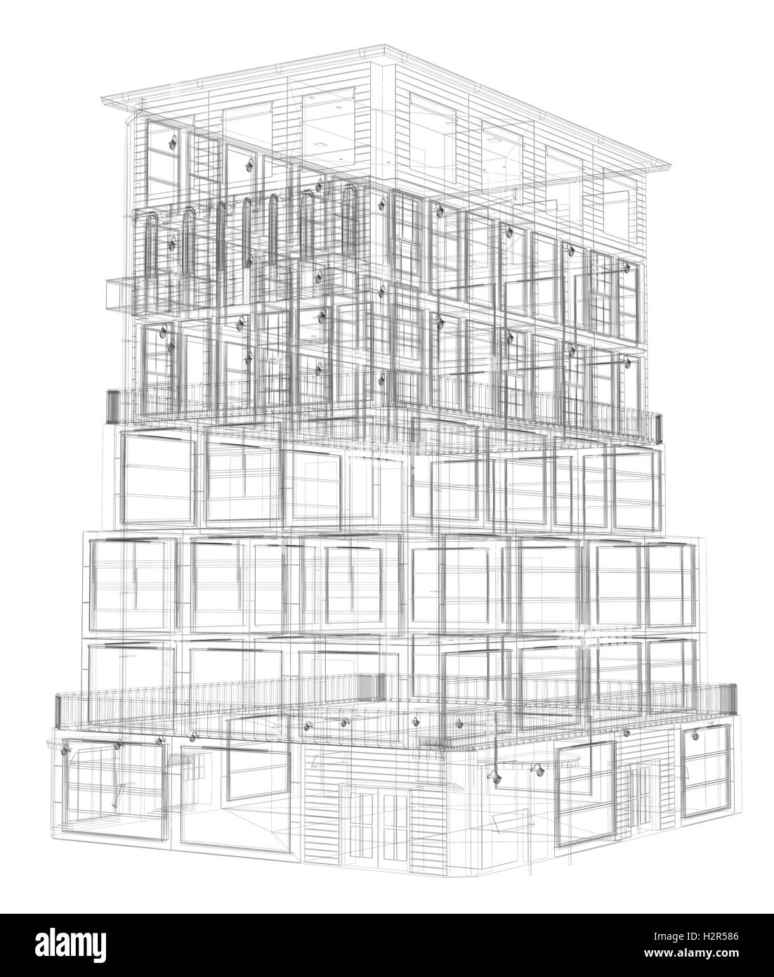 Highly detailed building hi-res stock photography and images - Alamy