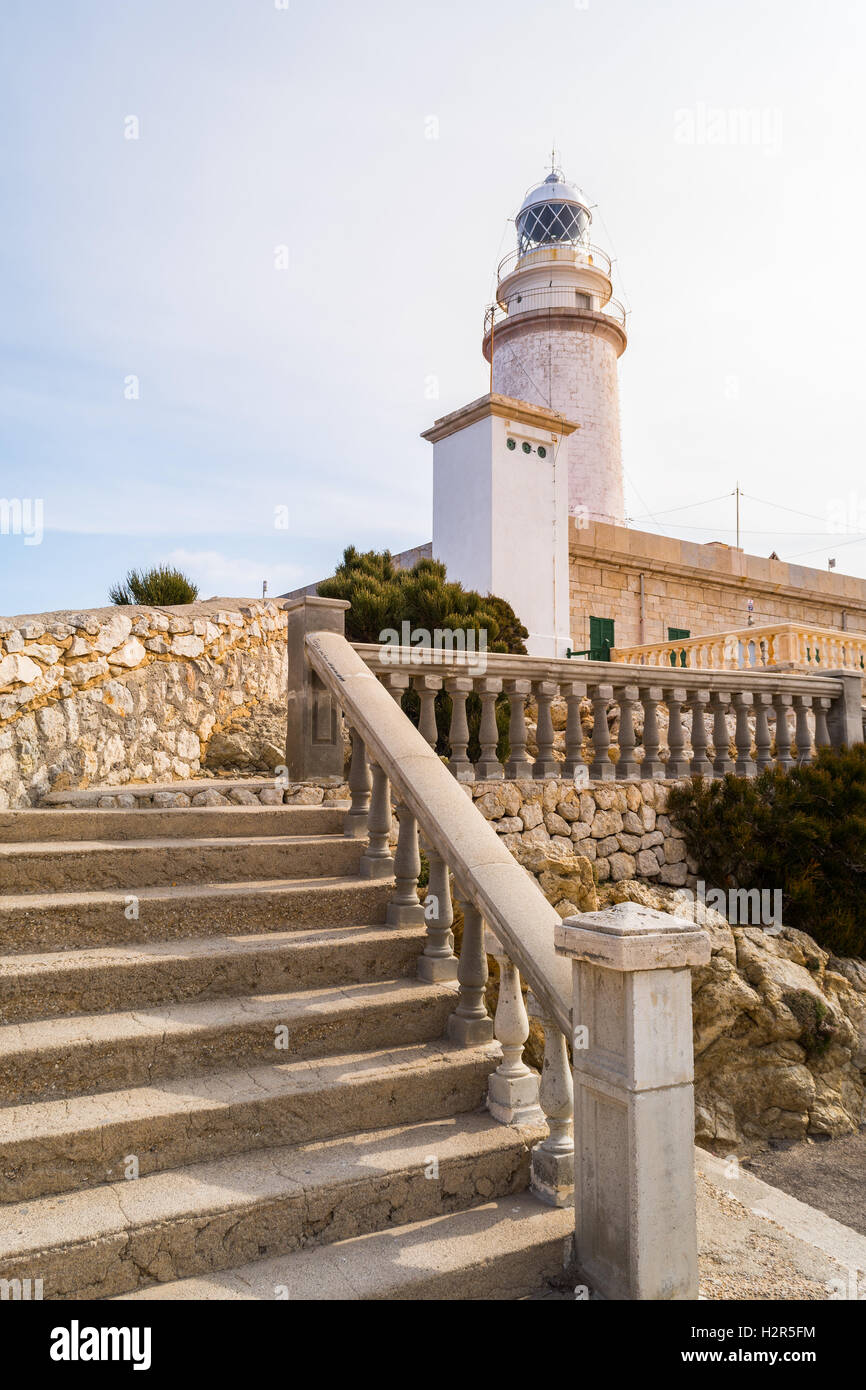 Lighthouse - Cap Formentor, Majorca Stock Photo - Alamy
