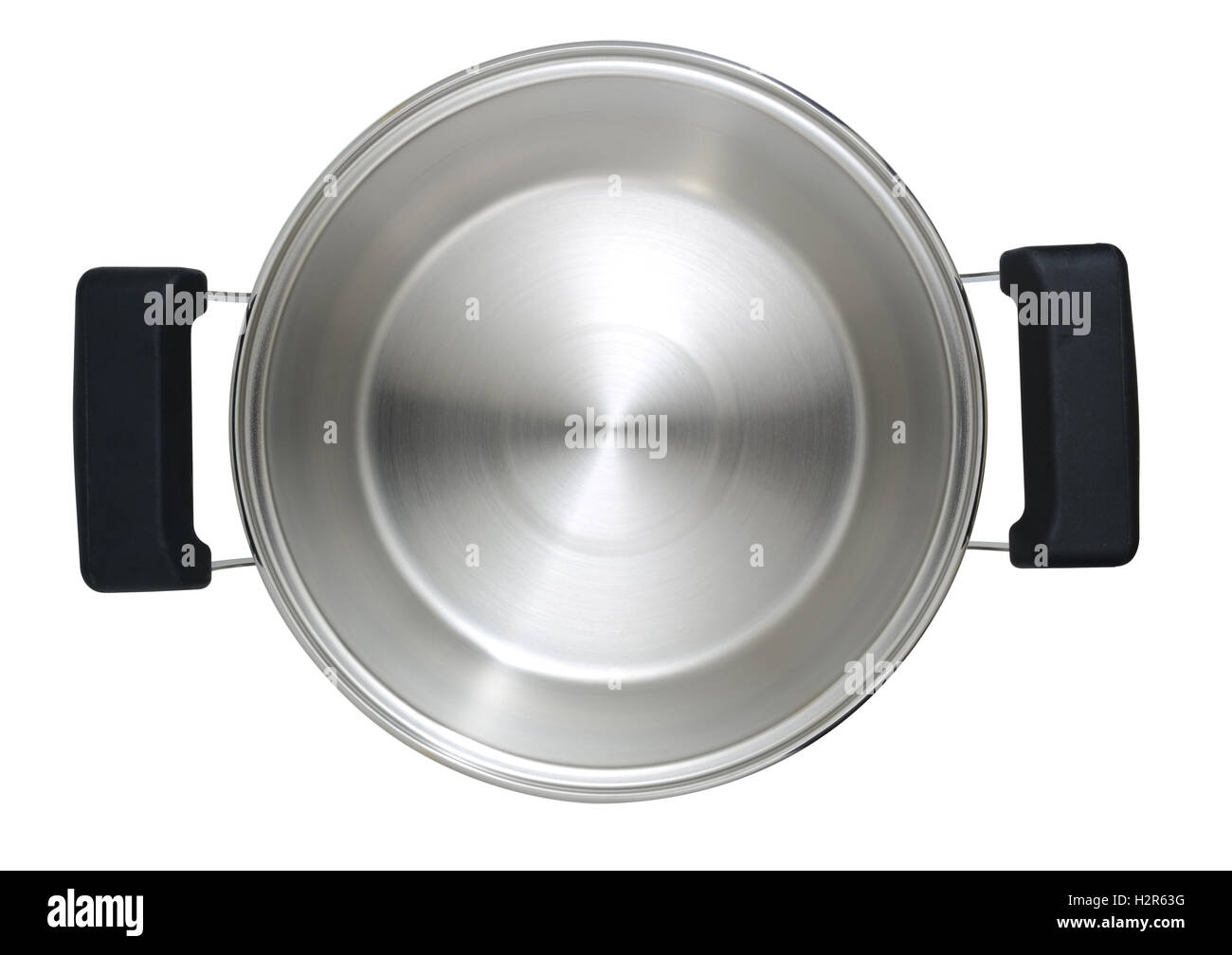 Stainless steel pot Stock Photo - Alamy