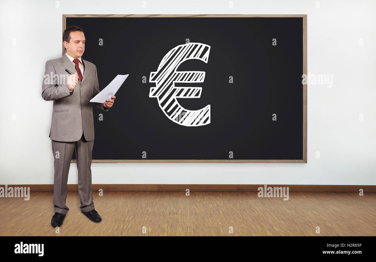 drawing euro symbol Stock Photo - Alamy
