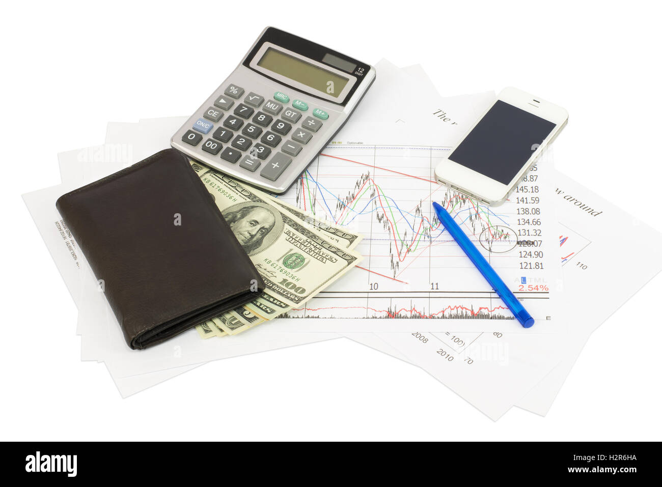 Papers phone Cut Out Stock Images & Pictures - Alamy