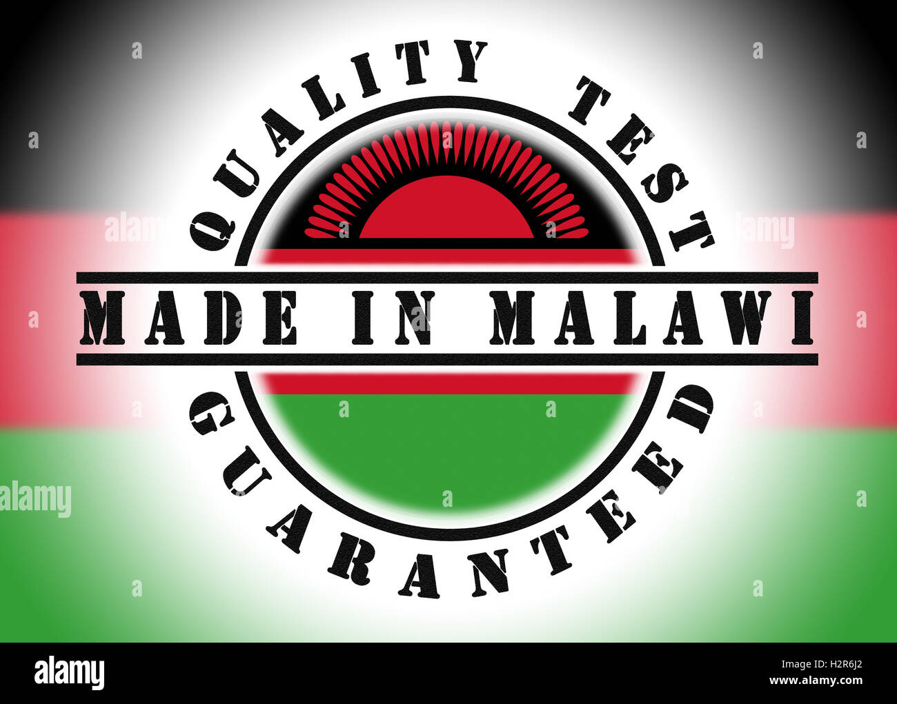 Quality test guaranteed stamp Stock Photo - Alamy