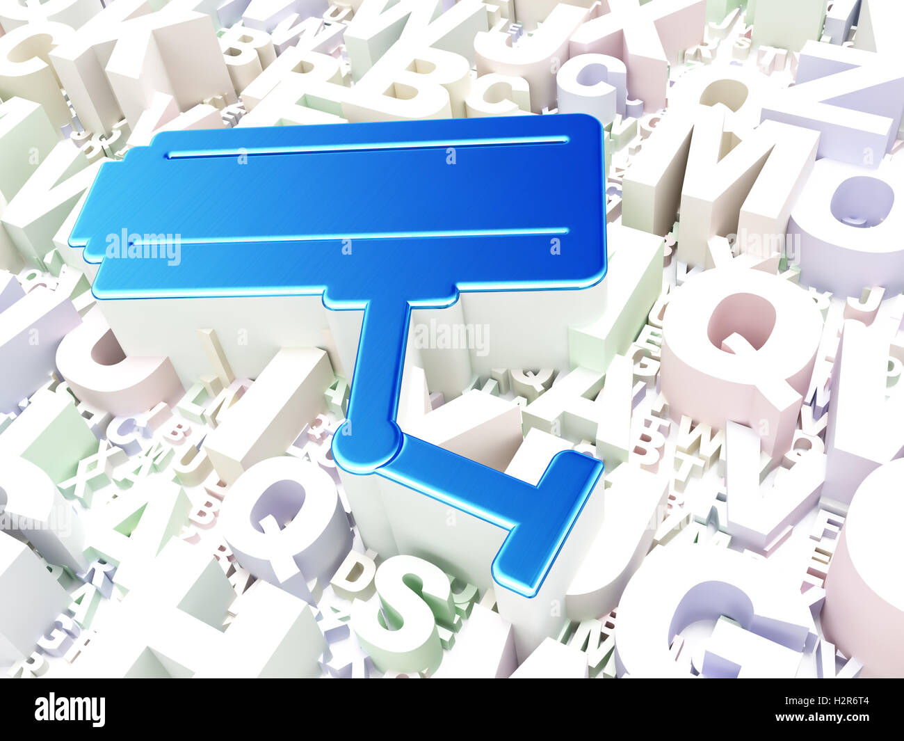 Safety concept: Cctv Camera on alphabet background Stock Photo - Alamy