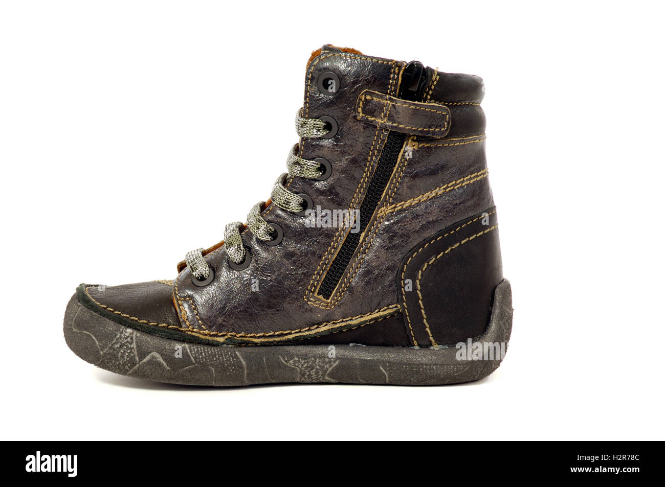 Boot on white background Stock Photo - Alamy