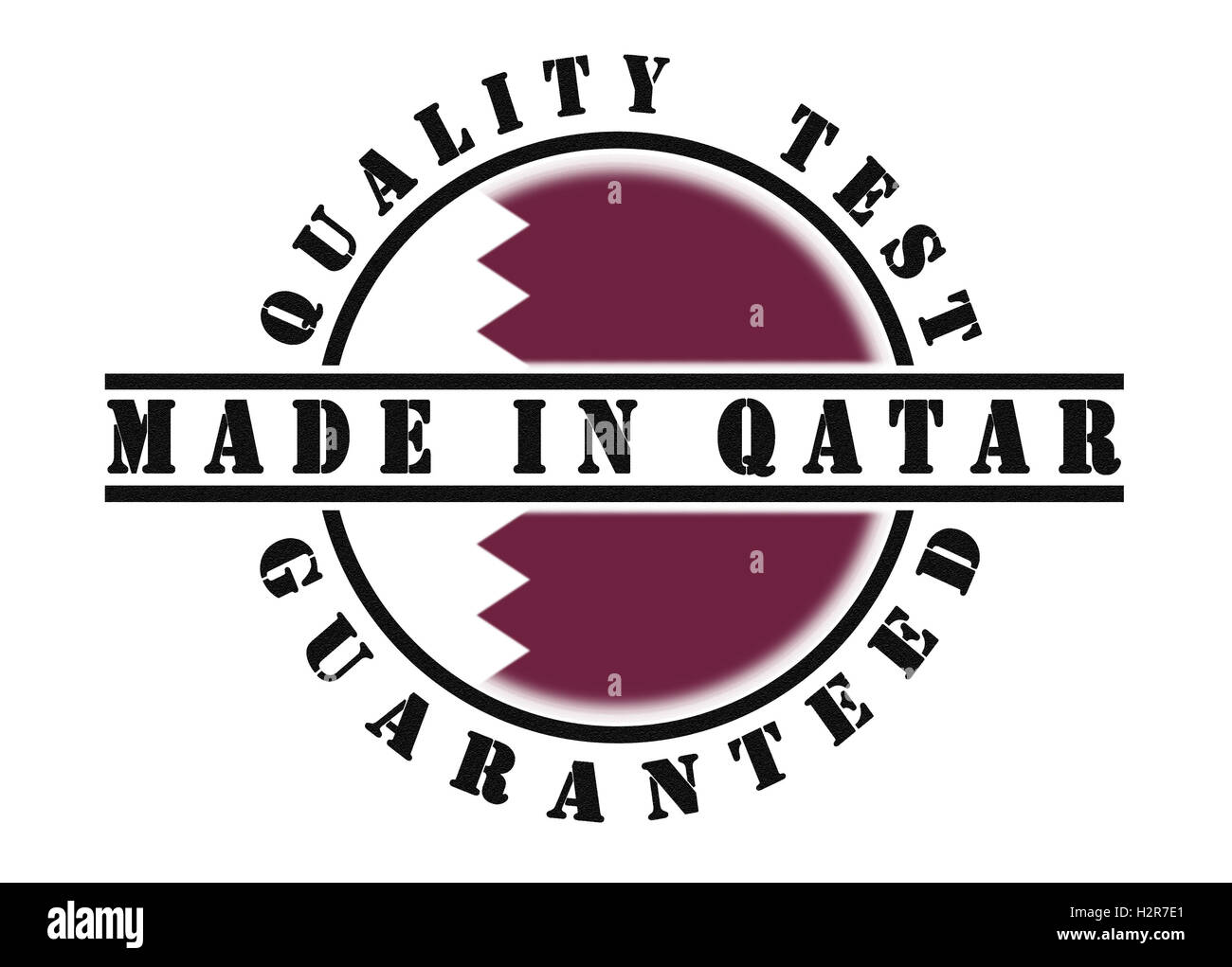 Quality test guaranteed stamp Stock Photo - Alamy