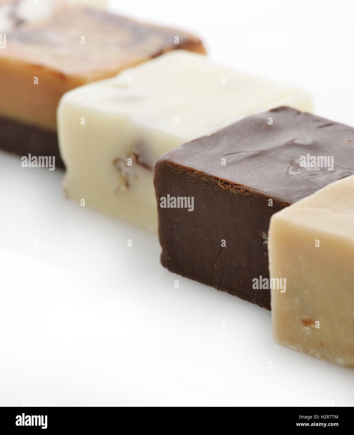 Chocolate Fudge Collection Stock Photo - Alamy