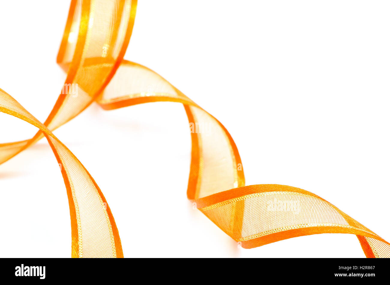 Orange yellow ribbon hi-res stock photography and images - Alamy
