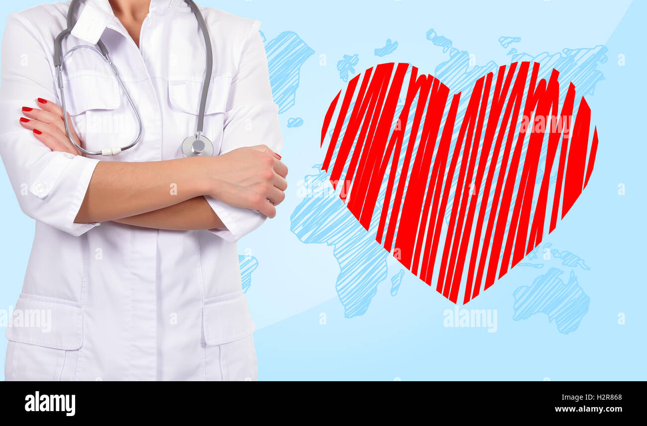 doctor and heart Stock Photo - Alamy