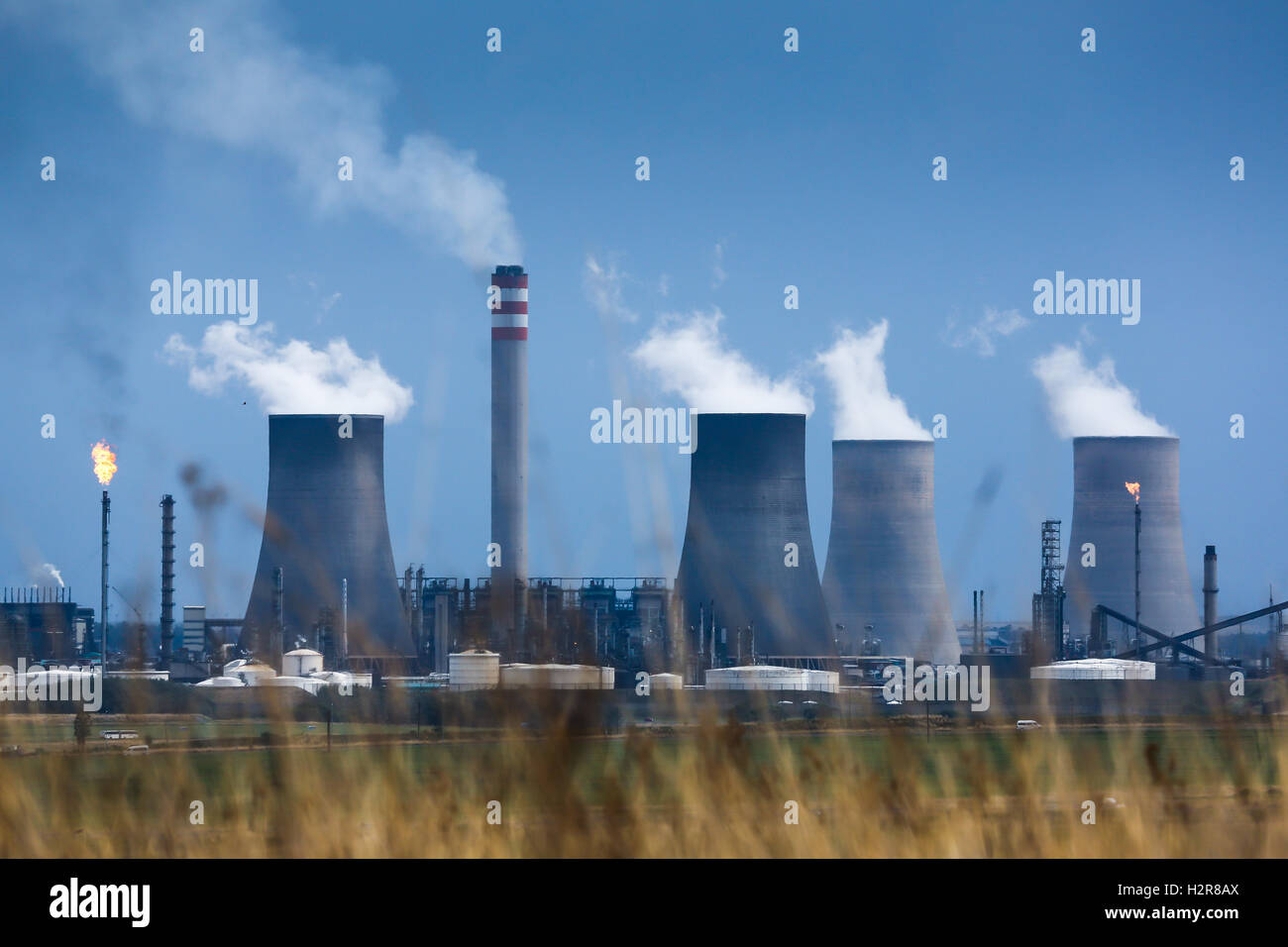 Energy Production Factory Stock Photo - Alamy