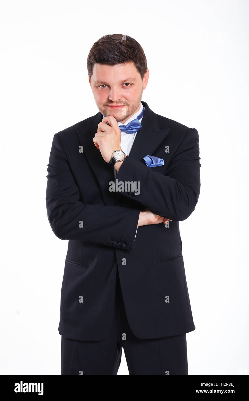 Men in full suit Stock Photo - Alamy