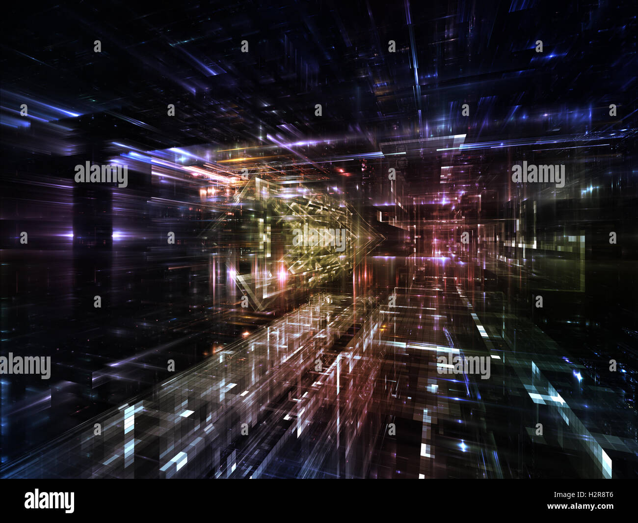 Structure in Space Stock Photo - Alamy