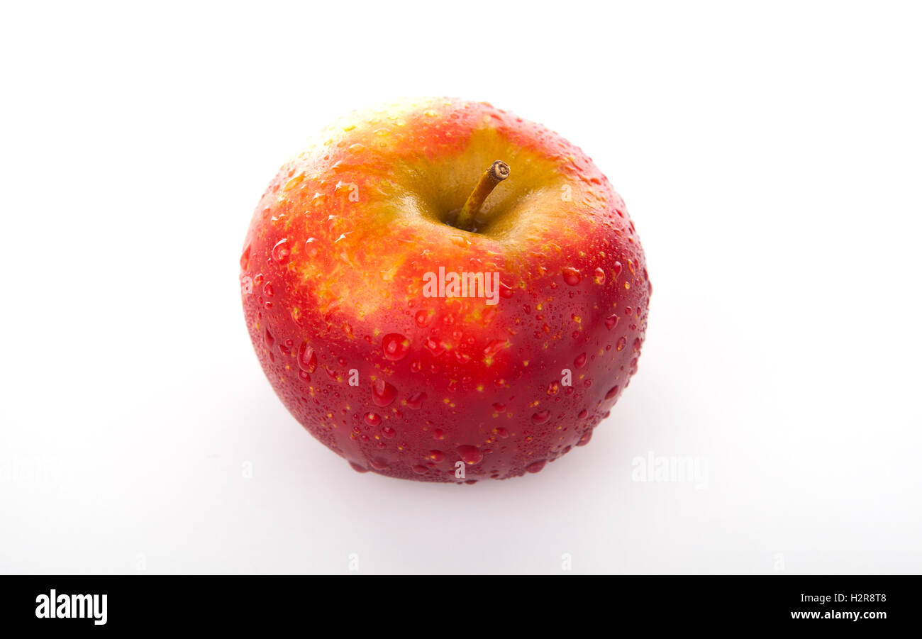 red apple closeup Stock Photo - Alamy