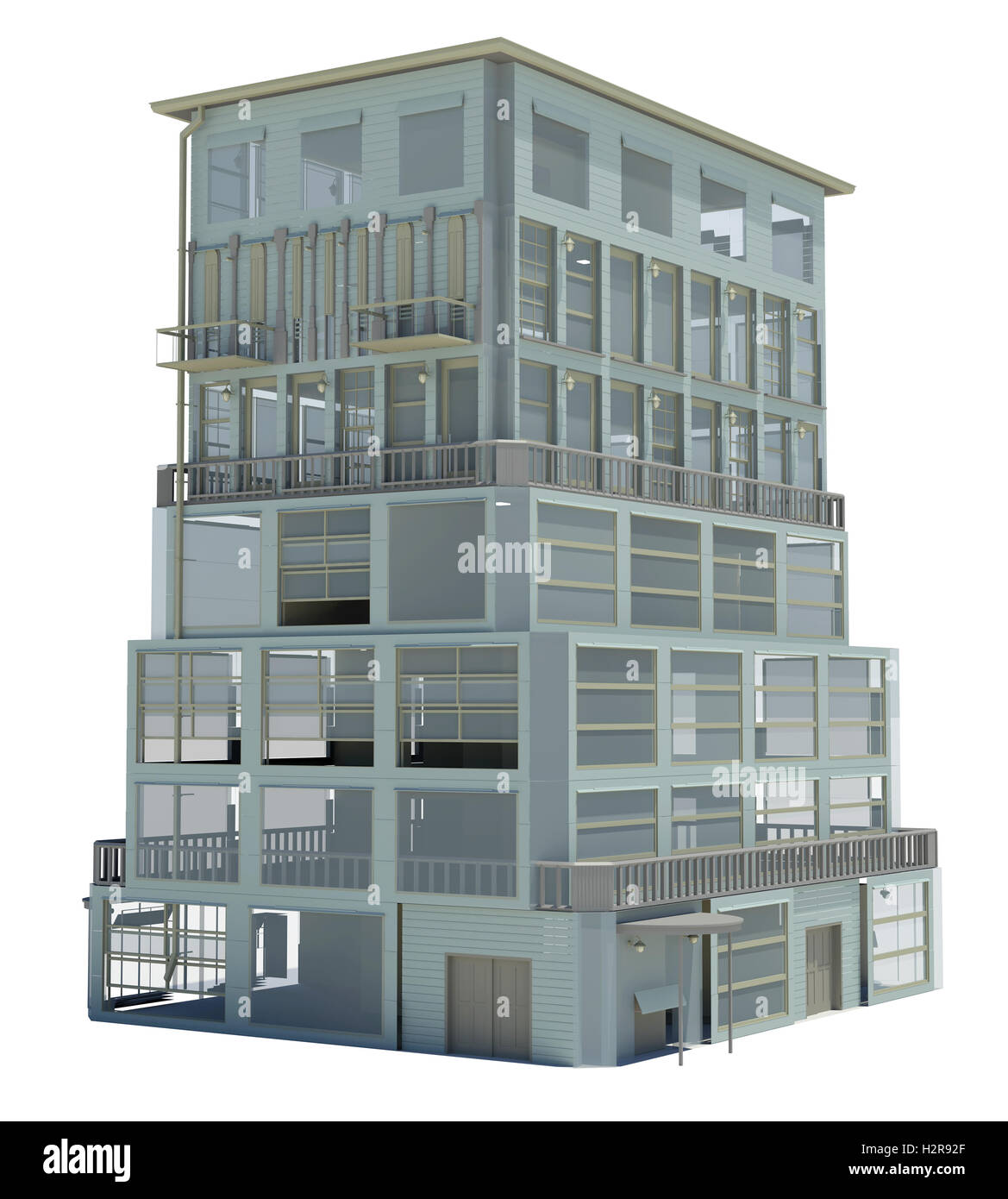 Highly detailed building Stock Photo - Alamy