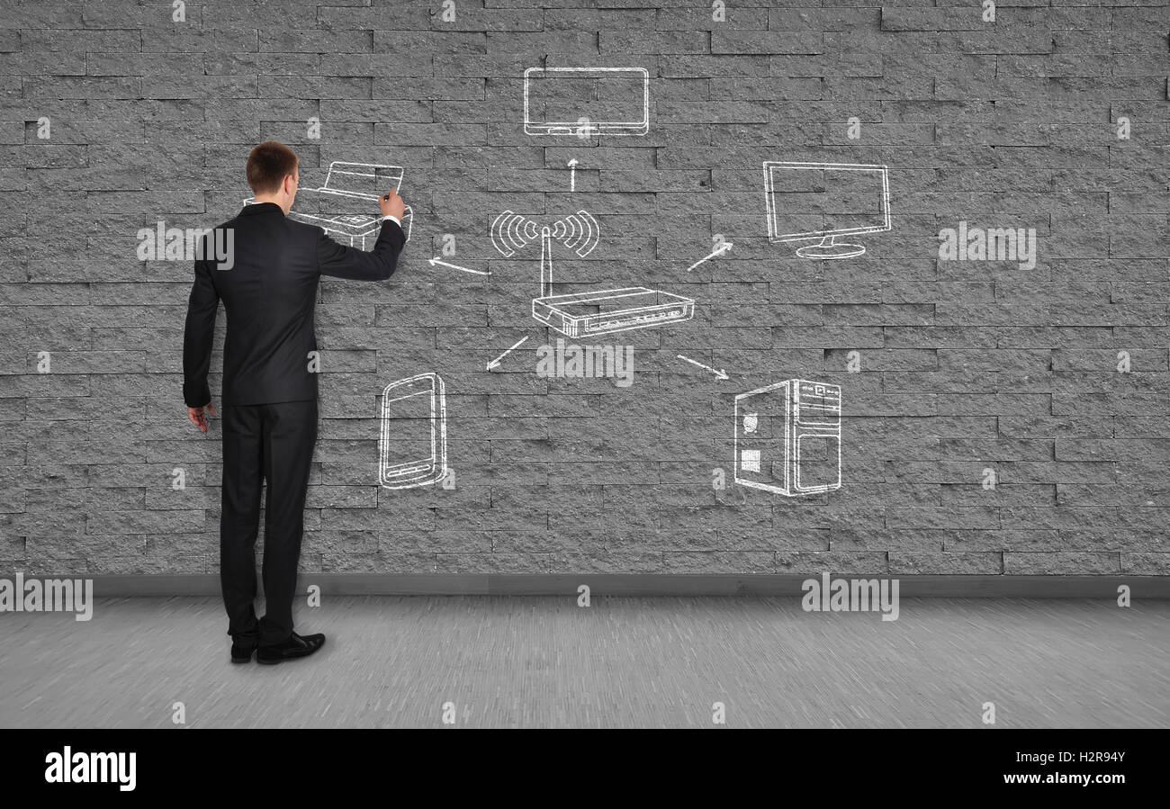 Manager men network hi-res stock photography and images - Alamy