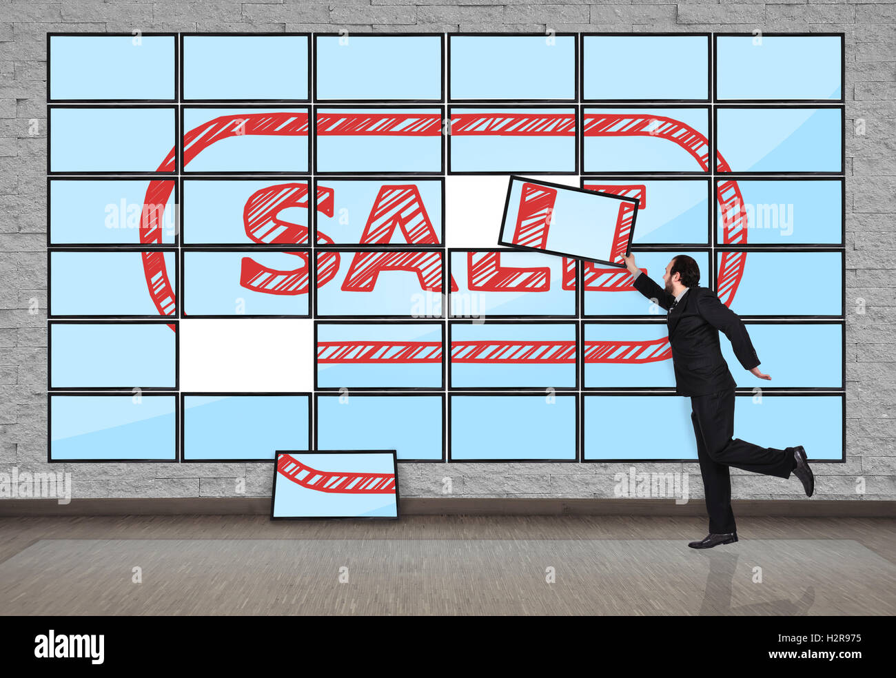 plasma panel with sale Stock Photo - Alamy