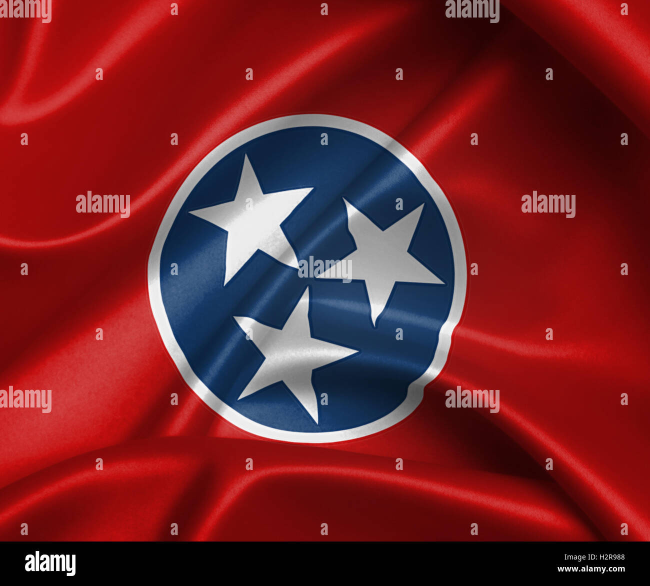 Satin flag, three dimensional render Stock Photo - Alamy