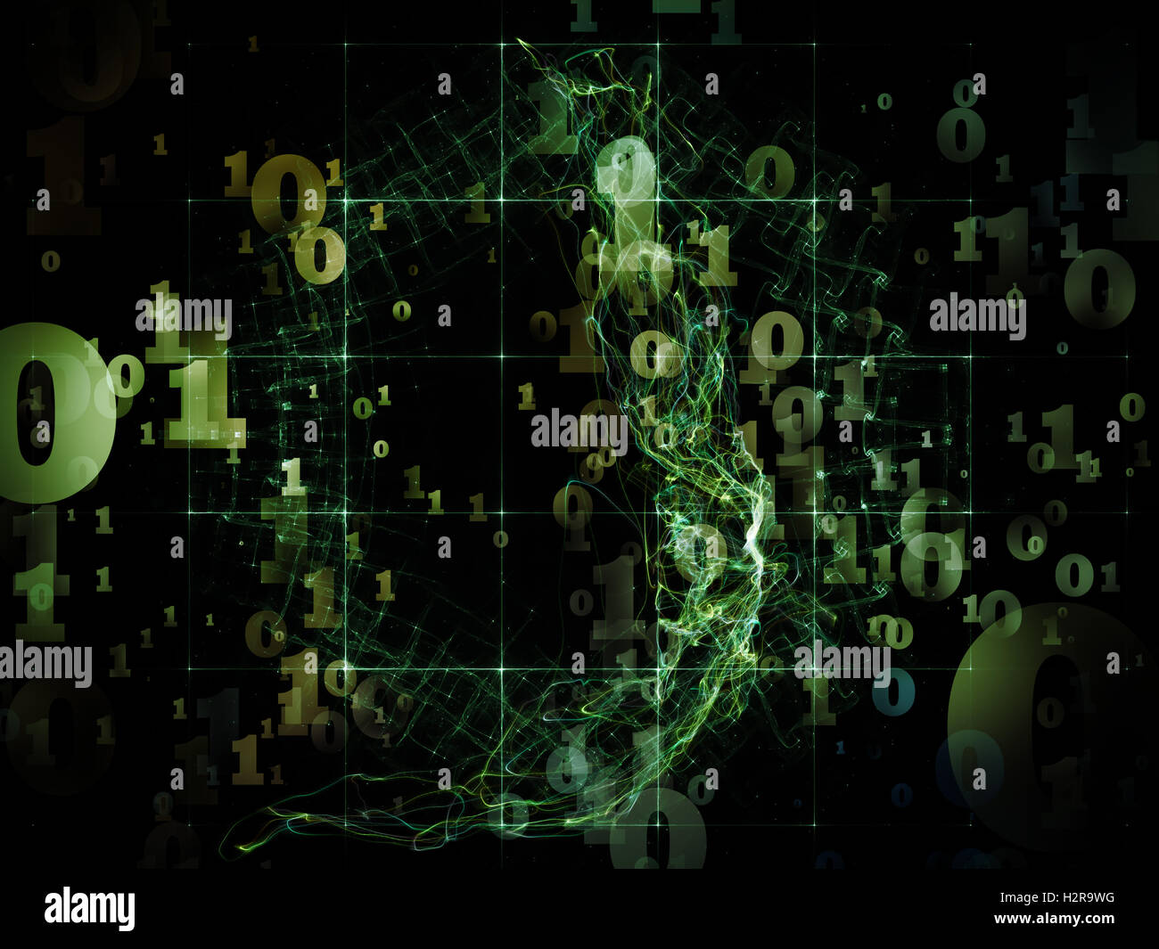 Layers of Numbers Stock Photo - Alamy
