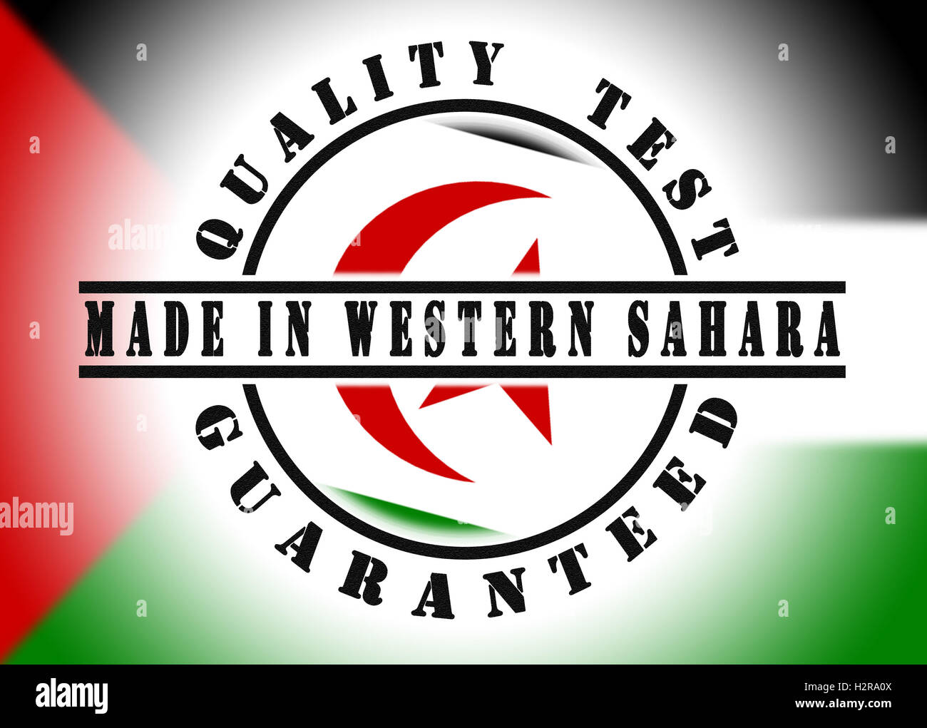 Quality test guaranteed stamp Stock Photo - Alamy