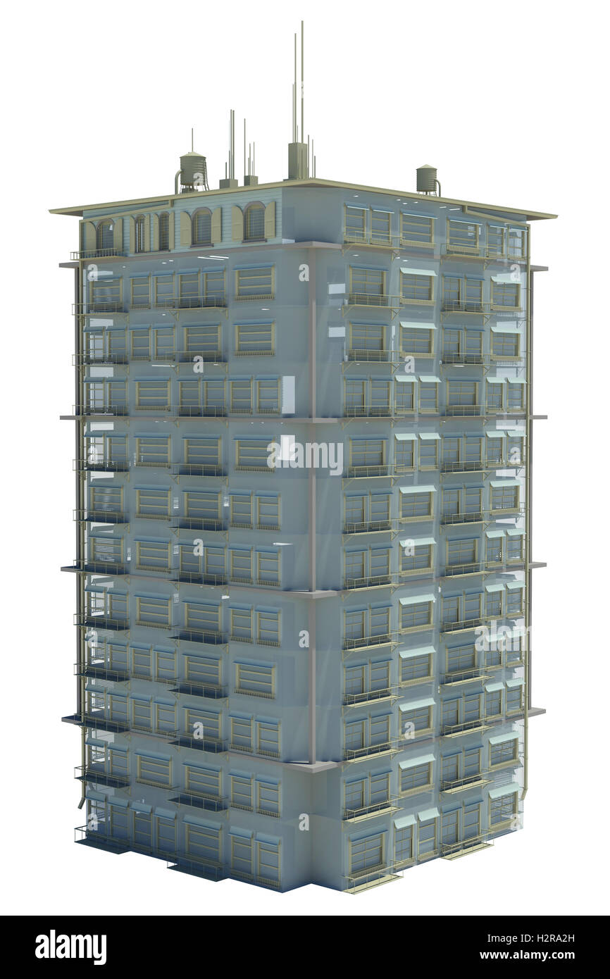 Highly detailed building Stock Photo - Alamy