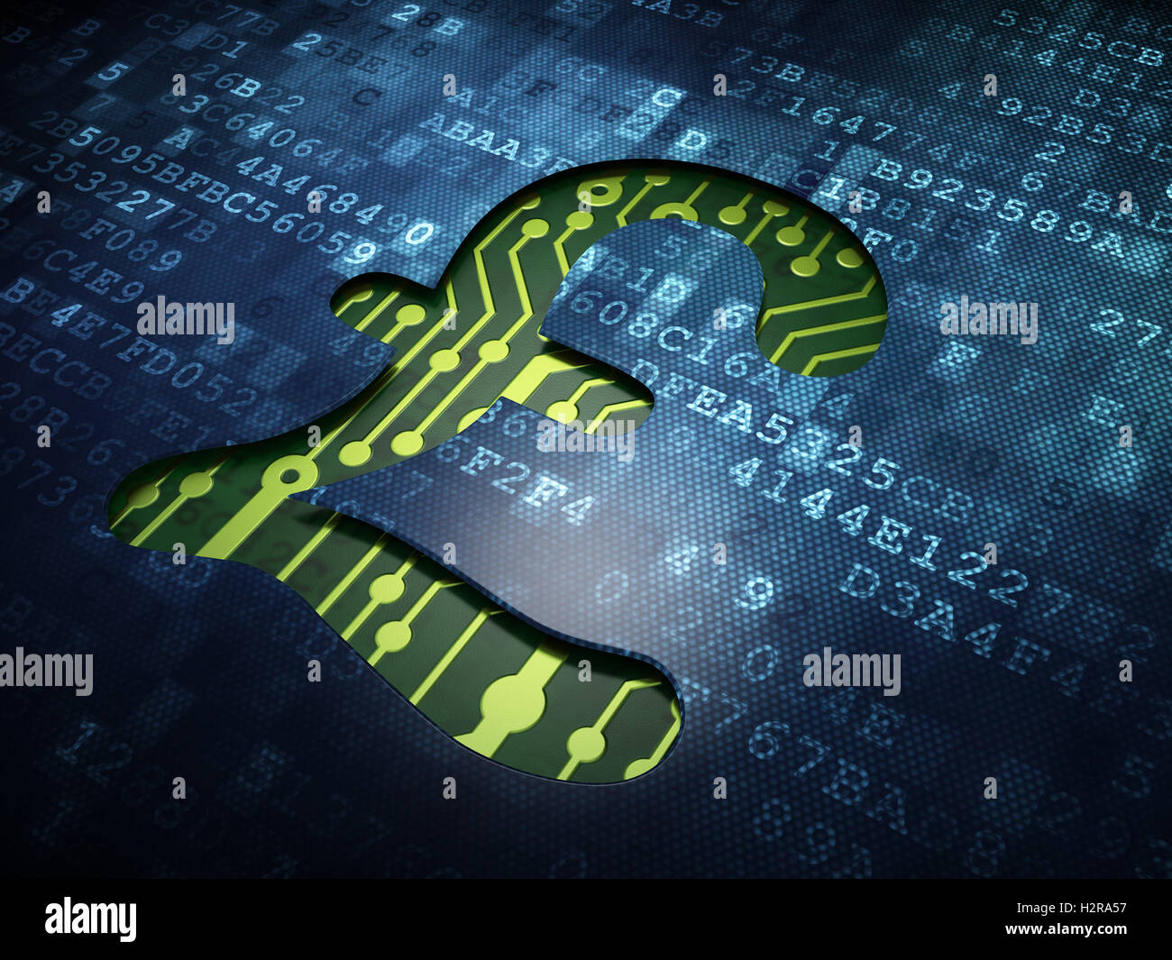 Currency concept: Pound on digital screen background Stock Photo - Alamy