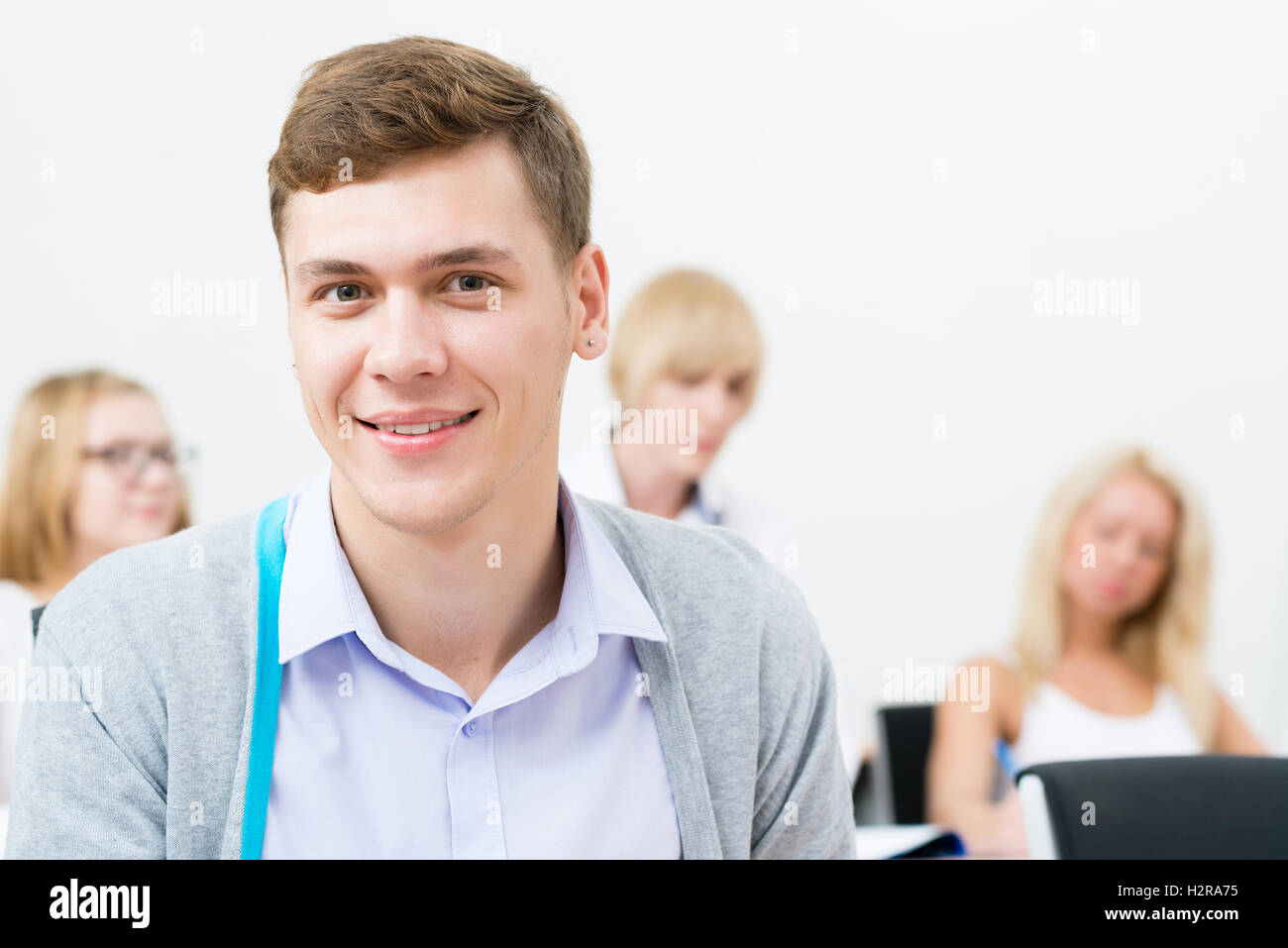 student in the classroom Stock Photo - Alamy