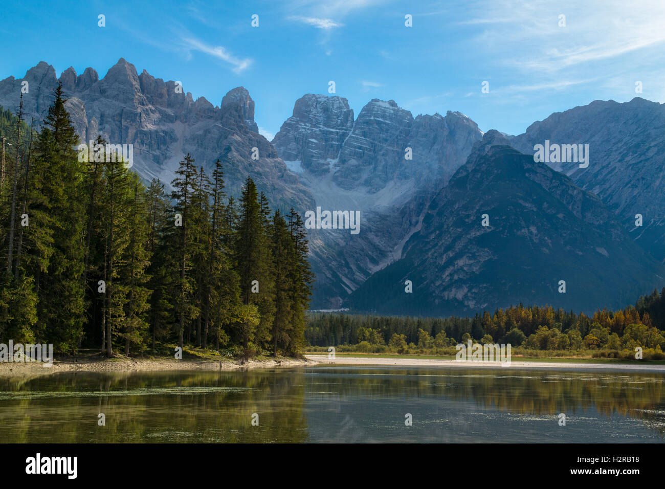 Lago di landro durrensee lake hi-res stock photography and images - Alamy