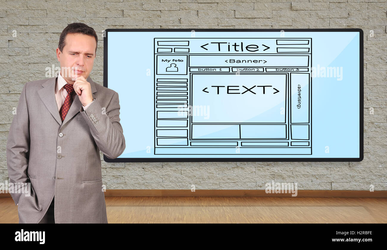 Plasma panel template web hi-res stock photography and images - Alamy