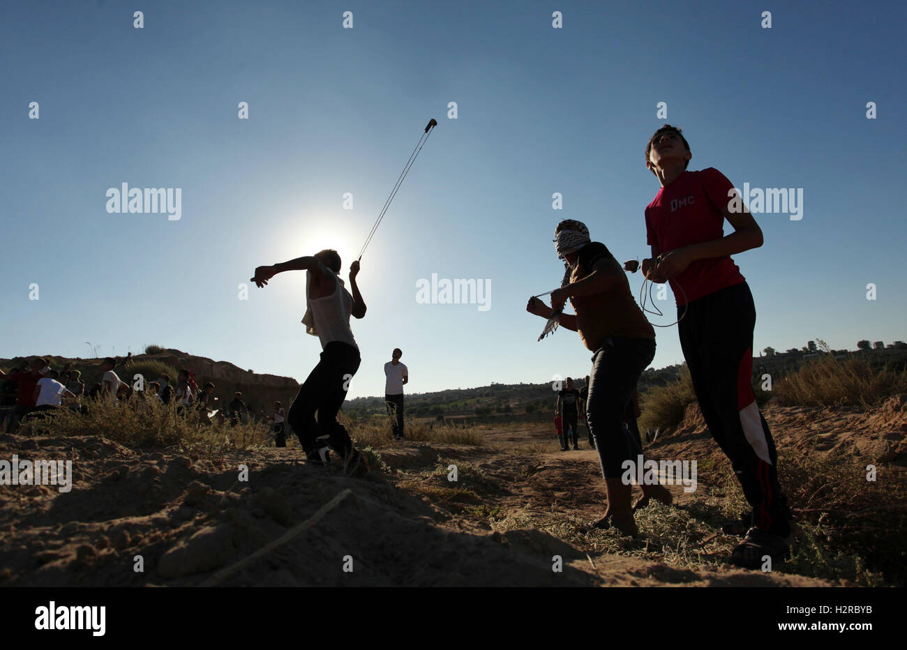 Bureij, Gaza Strip, Palestinian Territory. 30th Sep, 2016. A ...