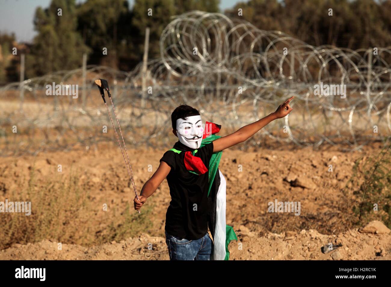 Bureij, Gaza Strip, Palestinian Territory. 30th Sep, 2016. A ...