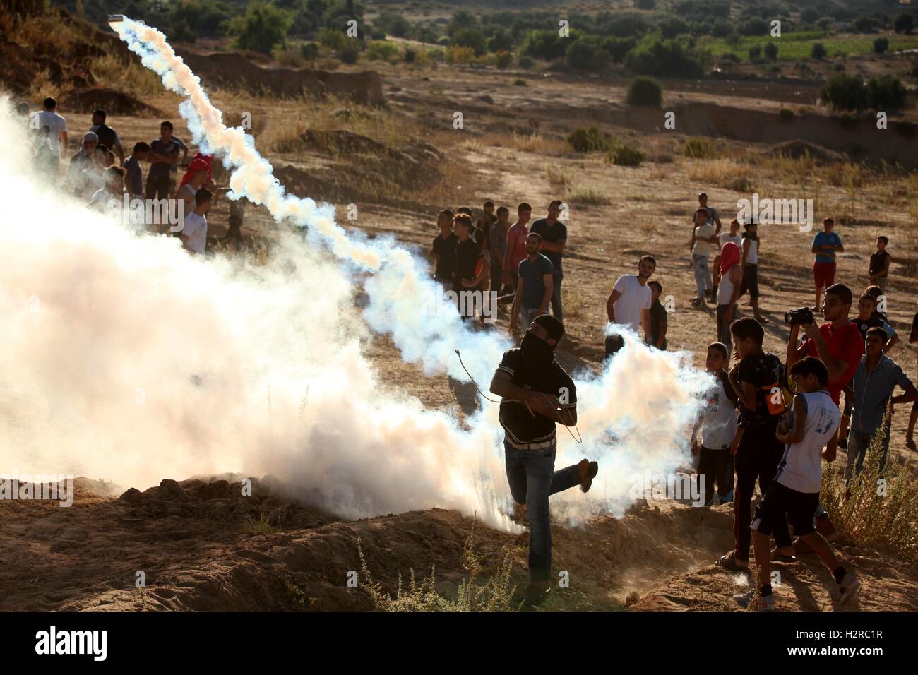 Bureij, Gaza Strip, Palestinian Territory. 30th Sep, 2016. A ...