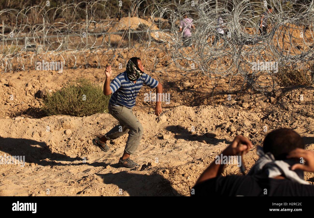 Bureij, Gaza Strip, Palestinian Territory. 30th Sep, 2016. A ...