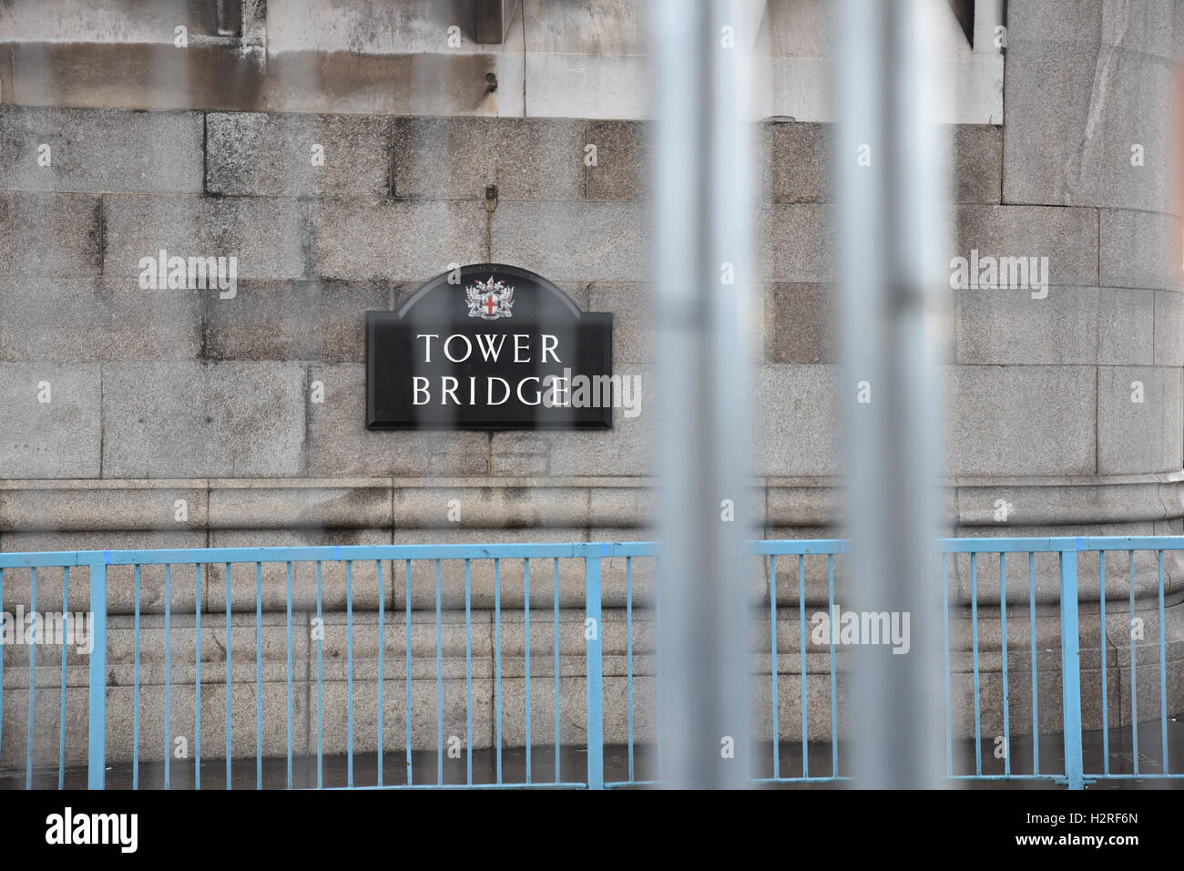 Tower Bridge, London, UK. 1st October 2016. Tower Bridge is being ...