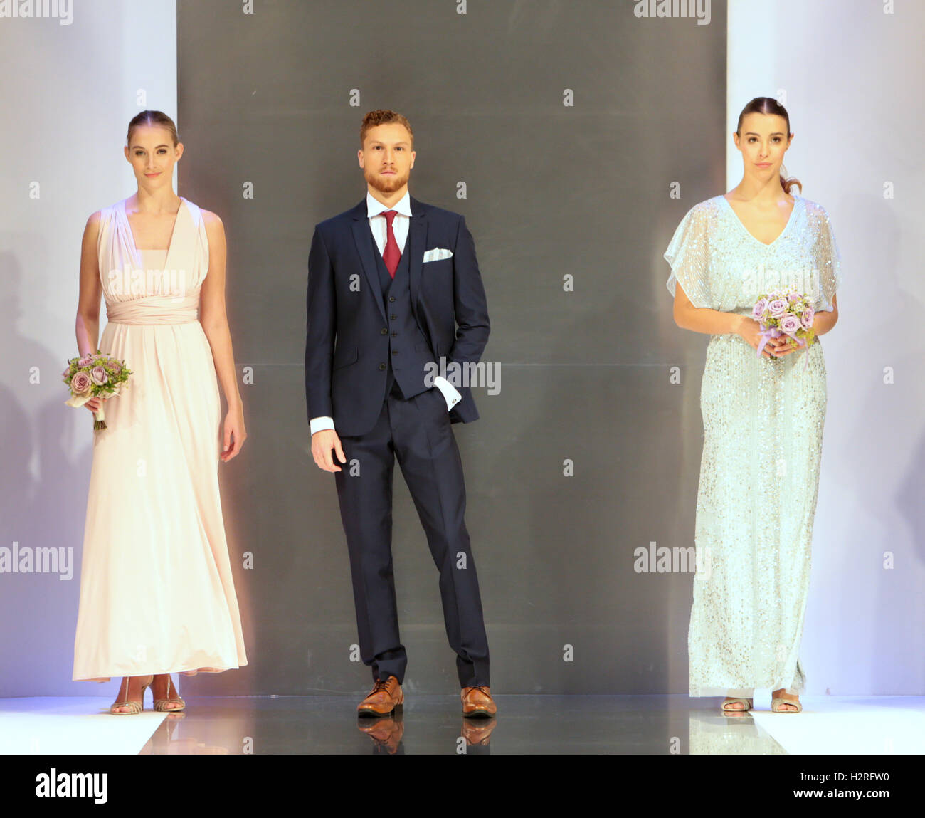 Birmingham, UK. 1st October, 2016. The National Wedding show was held ...
