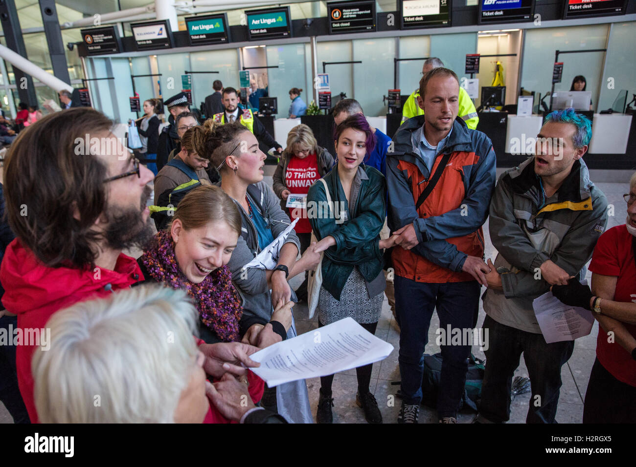 London, UK. 1st October, 2016. Environmental activists from Reclaim The ...
