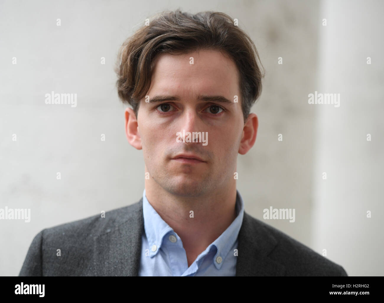 Author Reinhard Kaiser-Muehlecker looks into the camera during a ...