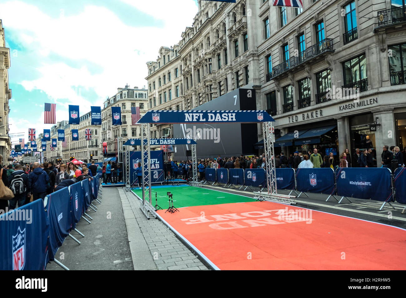 London, UK. 1st October 2016. Regents Street is pedestrianized for its ...