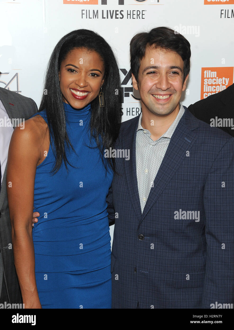 New York, NY, USA. 01st Oct, 2016. Rene'e Elise and Lin-Manuel Miranda ...